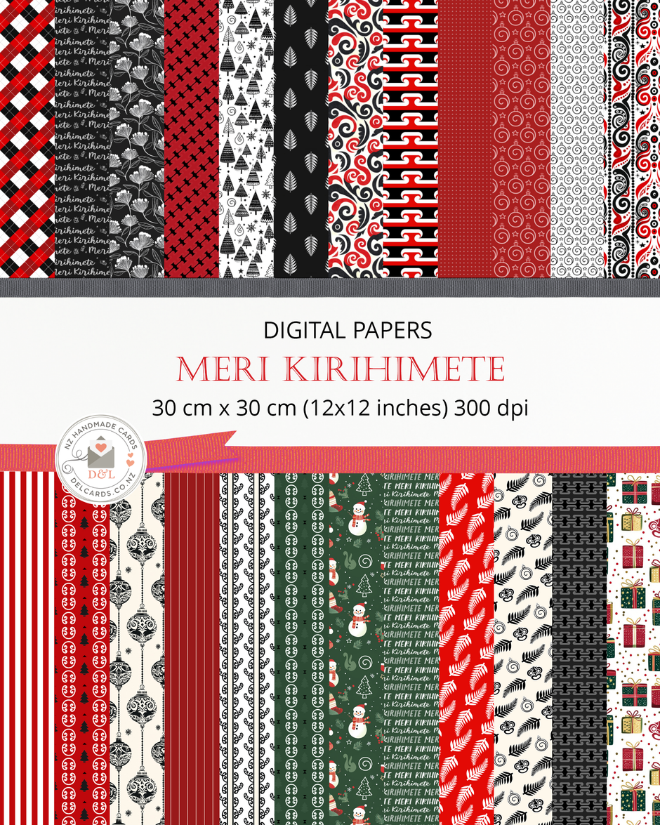 Digital Design Papers – Del's Handmade Cards