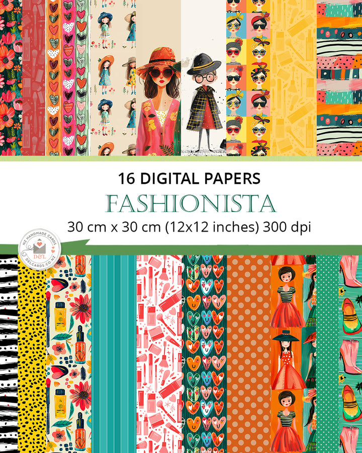 Digital Design Papers – Del's Handmade Cards
